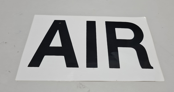 Tank Sticker - "AIR" - JettyDive