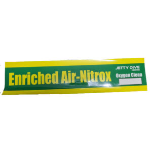 Tank Sticker - "Enriched Air-Nitrox" - JettyDive