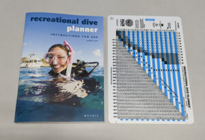 PADI Recreational Dive Planner Manual & Table - JettyDive